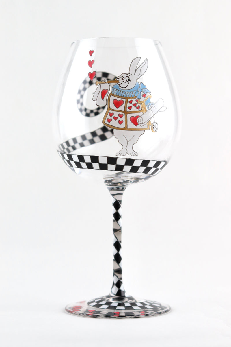 White Rabbit Wine Goblet – Toasted Glass