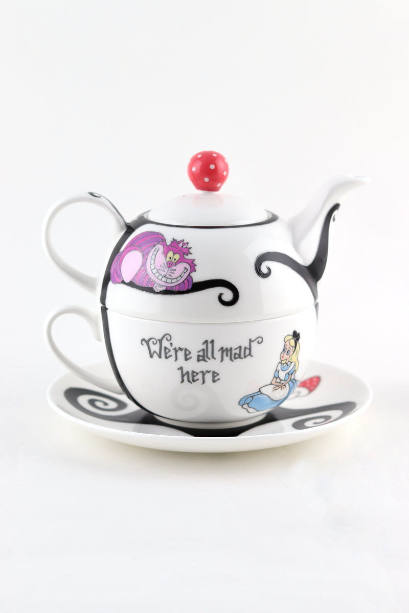 Alice in Wonderland Tea Set For One – Toasted Glass